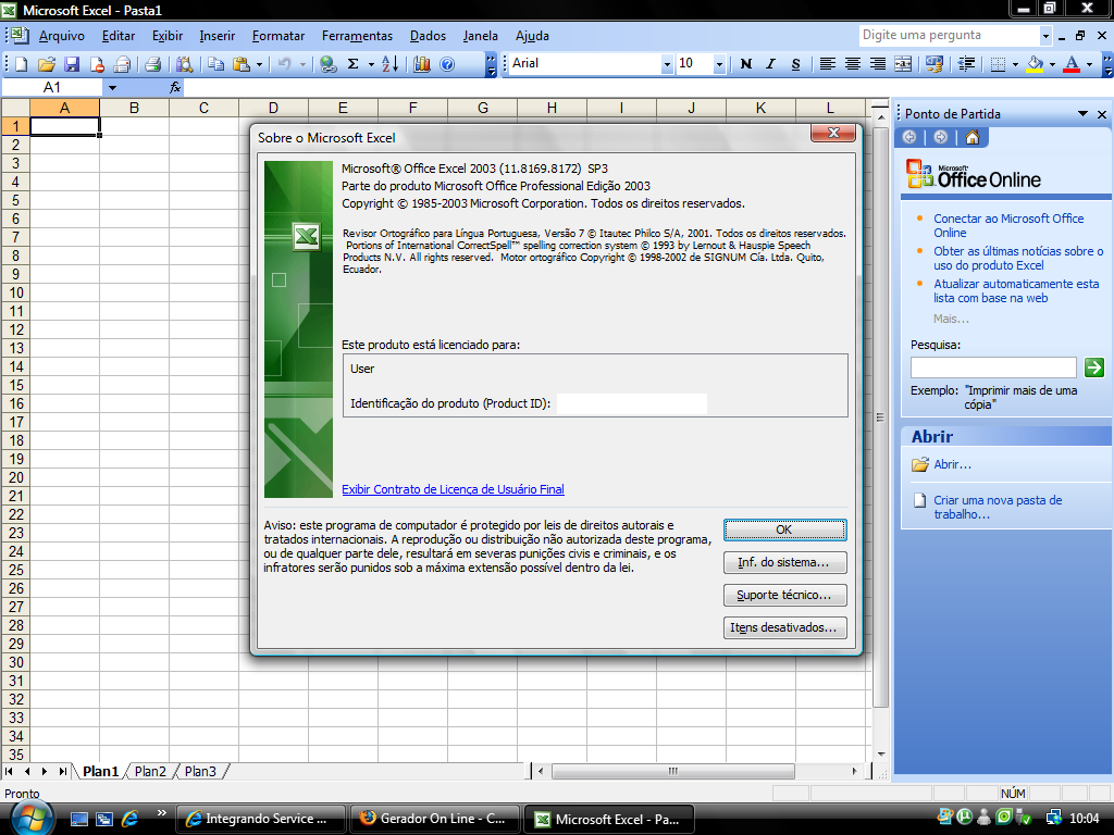 elektronik: Microsoft Office 2003 Pt-br Sp3 Atualizado 09-2008 Sem Erro