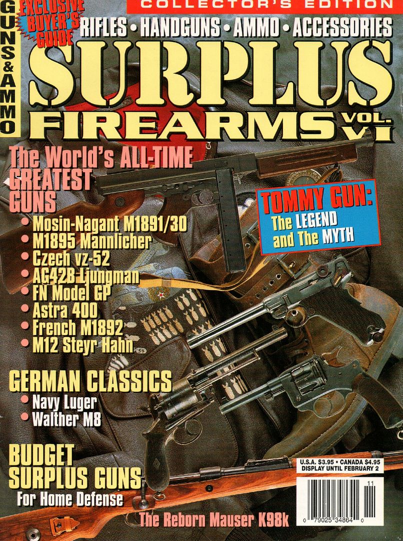 Headsup Guns & Ammo Mags "Surplus Firearms Magazine" - Calguns.net