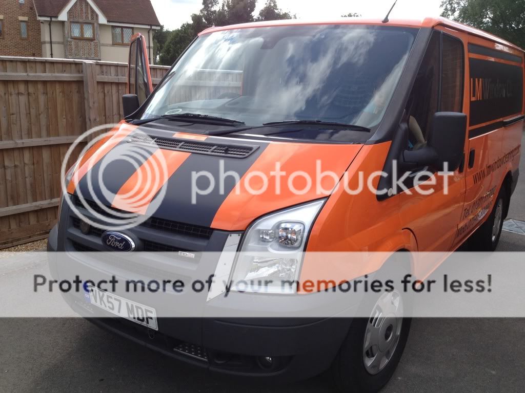 Ford Transit Forum • View topic - EX rac van ..nice orange want a black ...