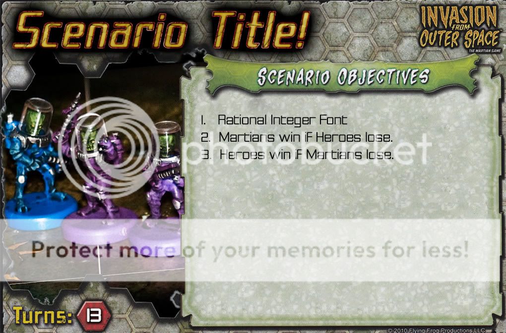 Scenario Creation Kit | Invasion from Outer Space: The Martian Game